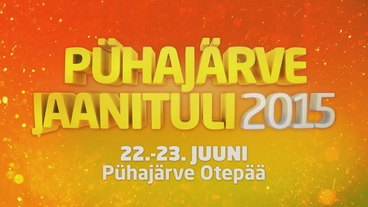 Pühajärve Jaanituli 2015 @ Otepää, Pühajärve - YouTube