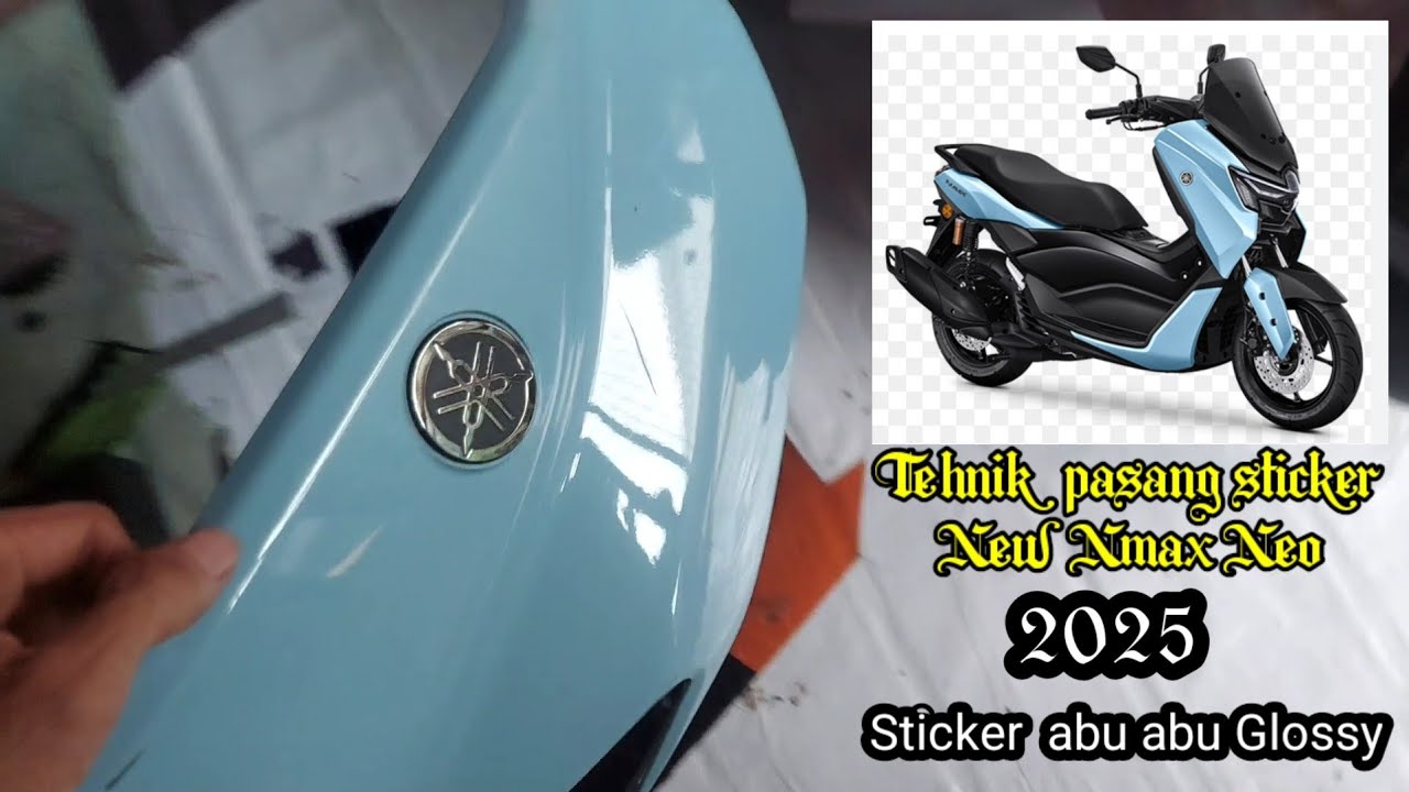 Mencoba..!! pasang sticker Yamaha New Nax Neo 2025 #sticker #stickers # ...