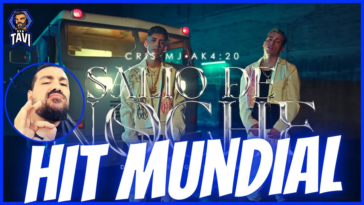REACCION A SALIÓ DE NOCHE (Video Oficial) - CRIS MJ x AKA 420 x STARS ...