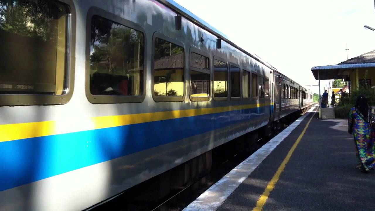 Leaving Labis Station - YouTube