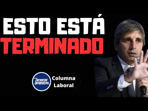 ESTO ESTÁ TERMINADO. GOBIERNO DESTRUYE CONSUMO, EMPLEO, TRABAJO Y ...