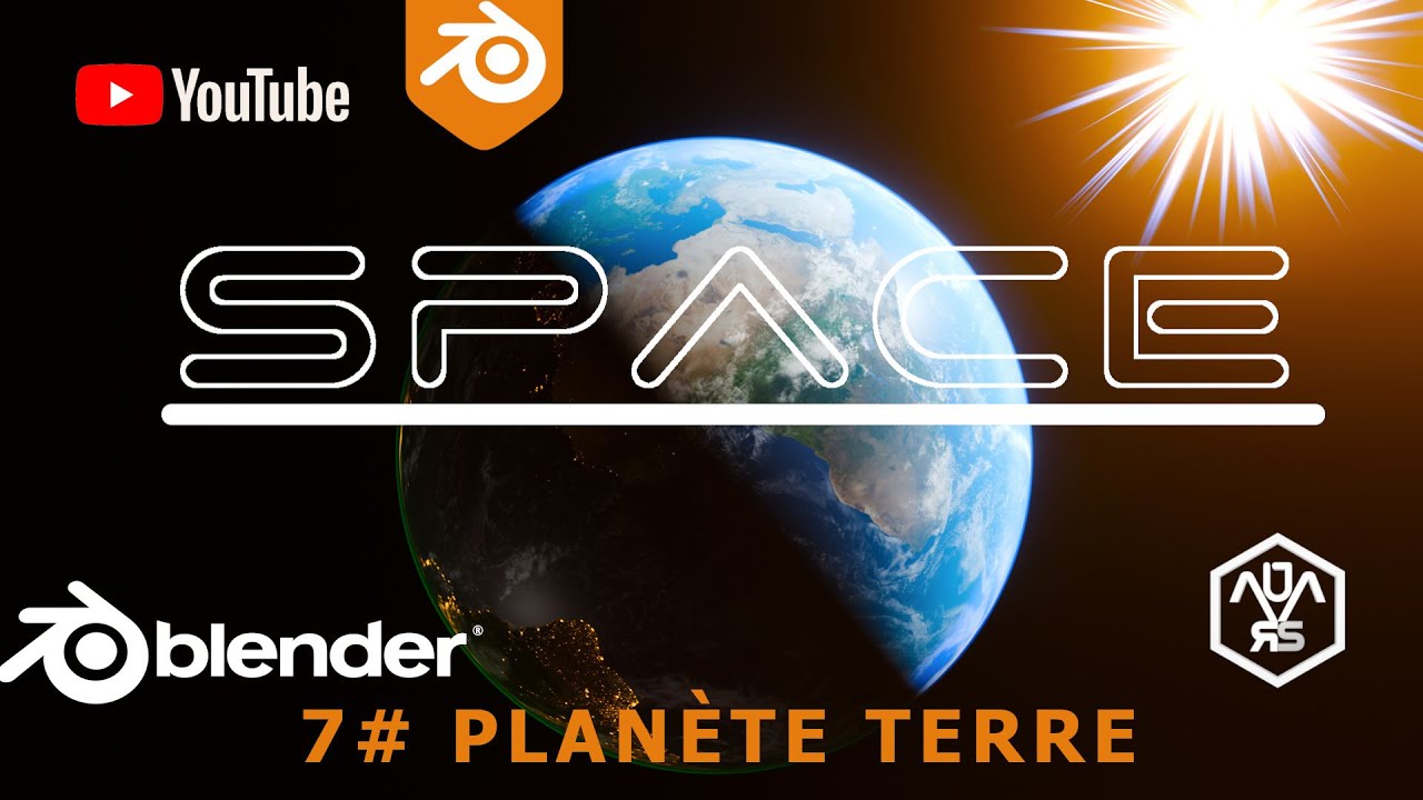 SPACE 7# Crée la Planète terre (BLENDER 4.0 TUTORIAL) - YouTube