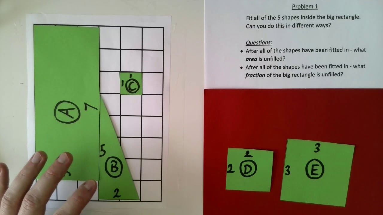 Shapes within shapes - Maths Puzzle - YouTube
