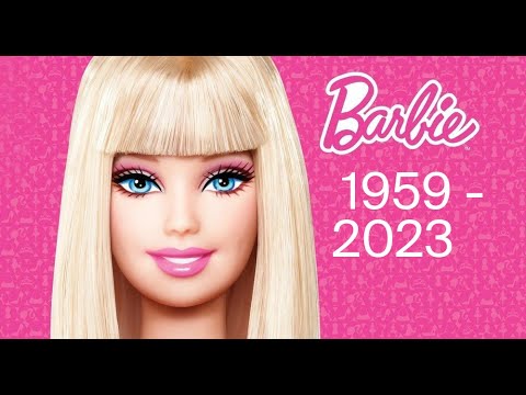 The Evolution Of The Barbie Doll From 1950s To Today - YouTube