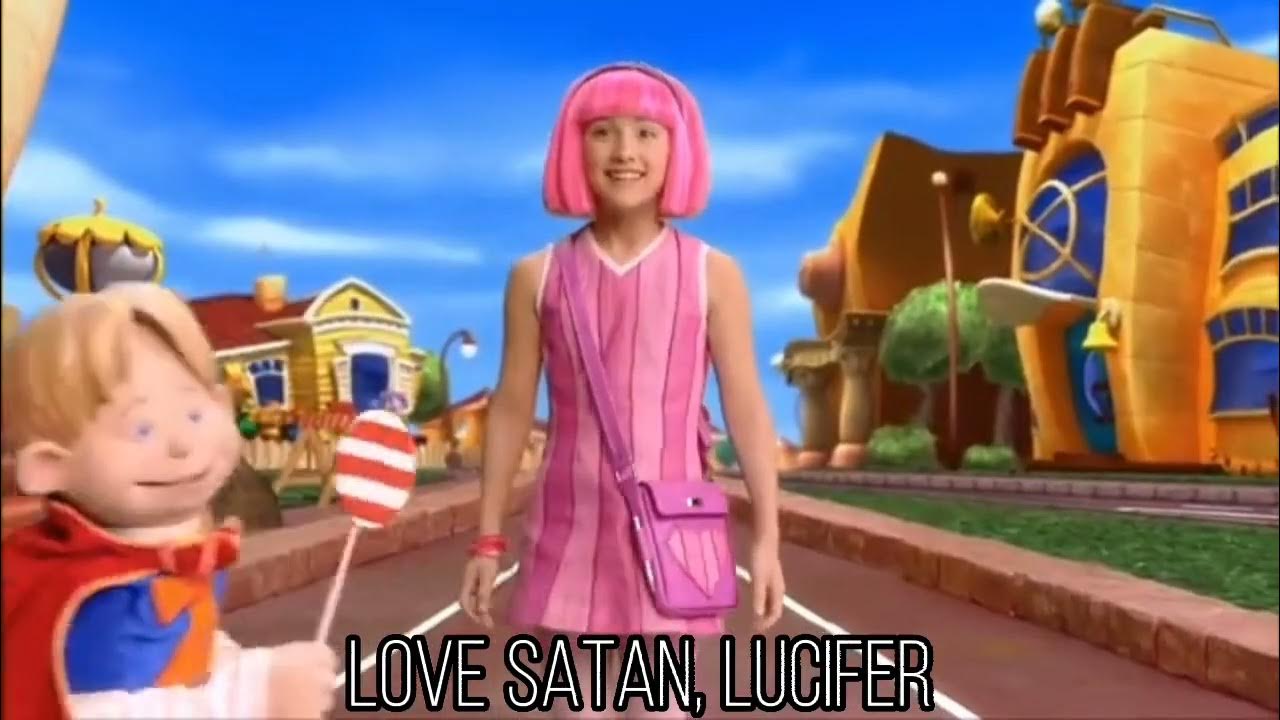 Lazy Town Theme Song Reversed Youtube