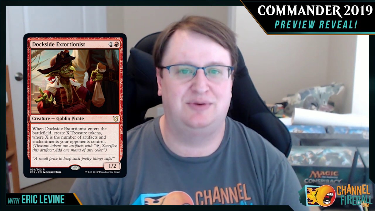 Commander 2019 Spoiler: Dockside Extortionist - YouTube