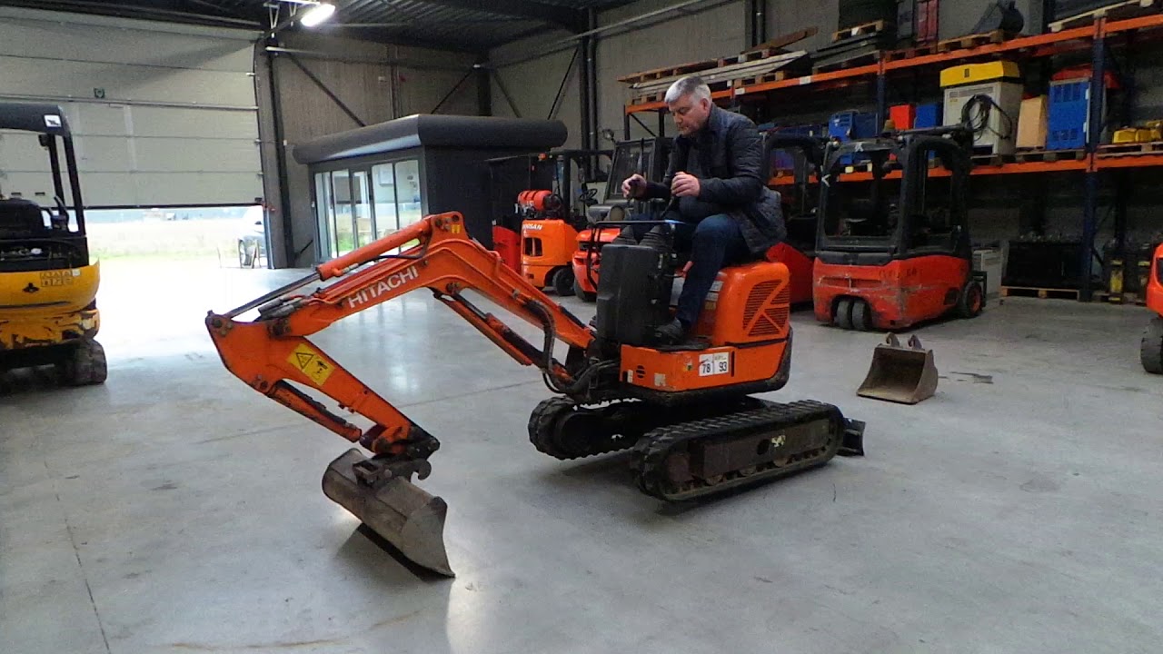 Exclusivité, Mini Pelle Hitachi ZX 10U-2 (606) - YouTube
