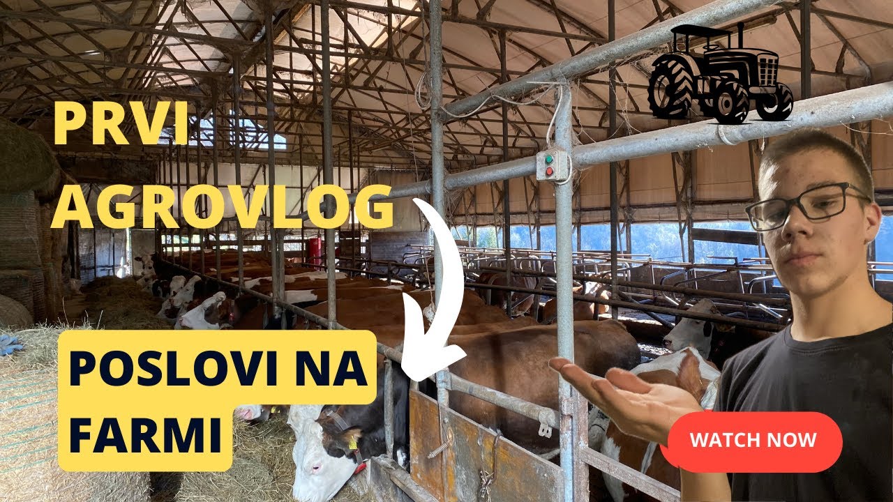Poslovi na farmi AGROVLOG #01 - YouTube