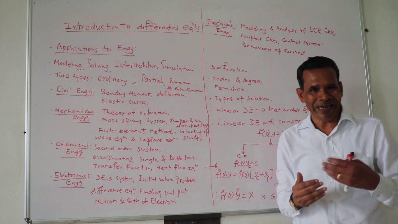 Introduction to LDE by A R Tambe - YouTube