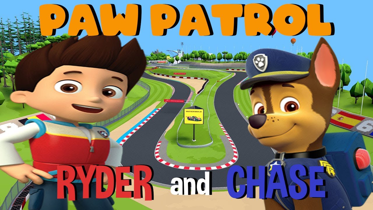 PAW Patrol Grand Prix - Ryder and Chase - YouTube