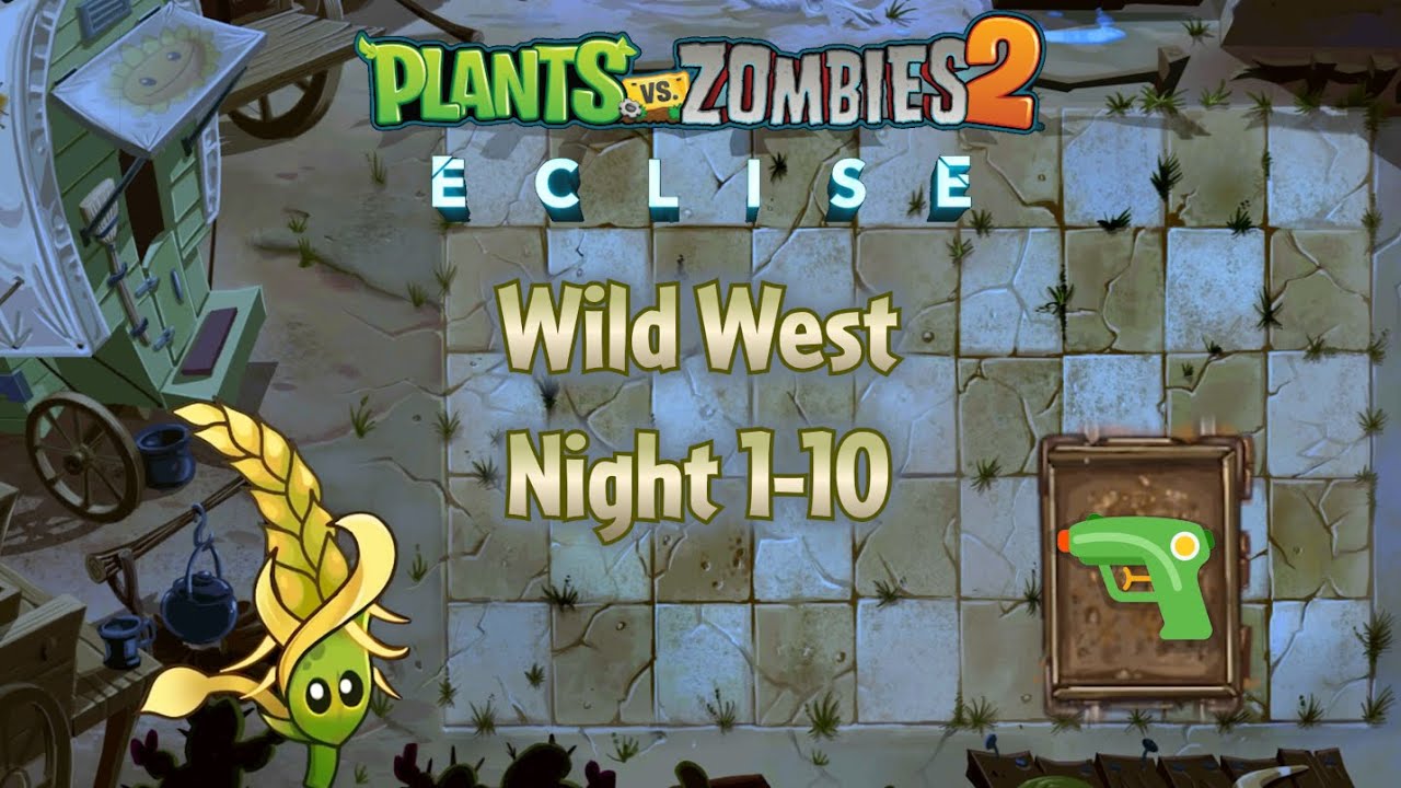 Graveyard-like lawn, Gun Tiles & Wheat Slinger - Night Wild West 1-10 ...