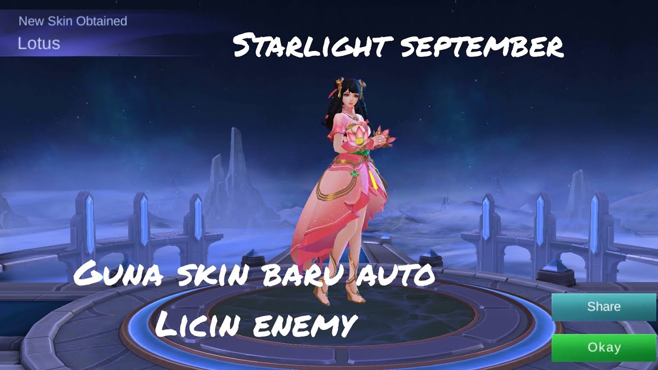 STARLIGHT SEPTEMBER SKIN GAMEPLAY | Mobile Legend - YouTube
