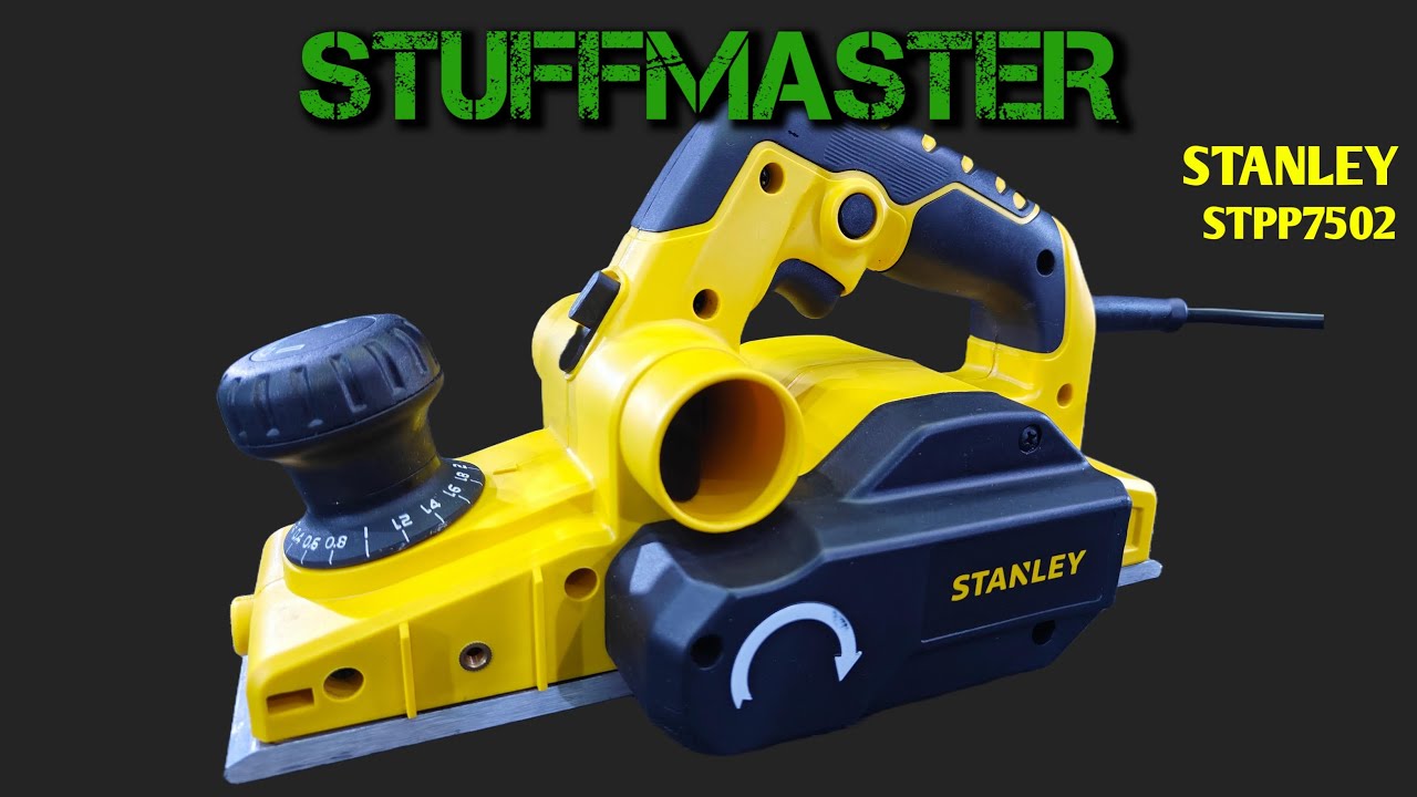 STANLEY Planer STPP7502 | STANLEY 750W Electric Planer - YouTube