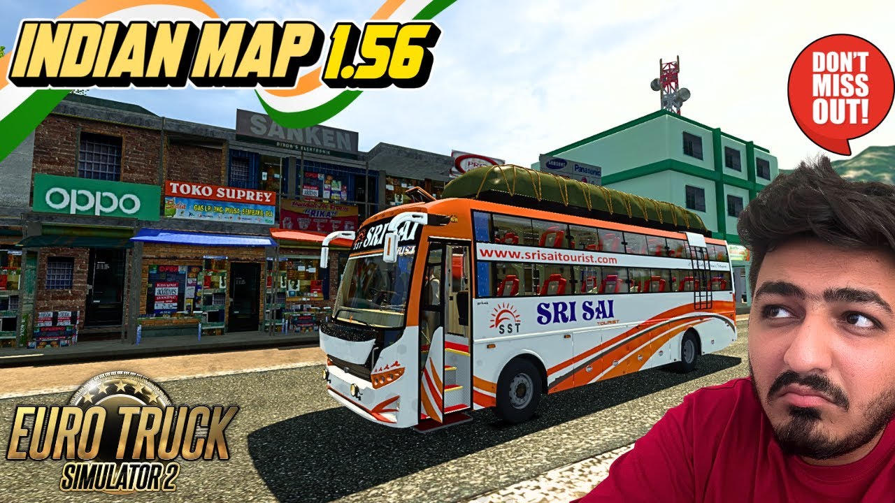 Finally India map is here | How to install Indian map in ETS2 | #ets2 # ...