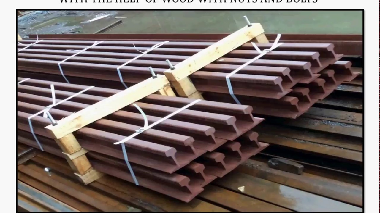 Rails Packaging for Ashish Steel Kalamboli - YouTube