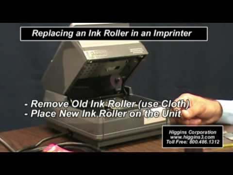 Replacing an Ink Roller in an Imprinter.mp4 - YouTube