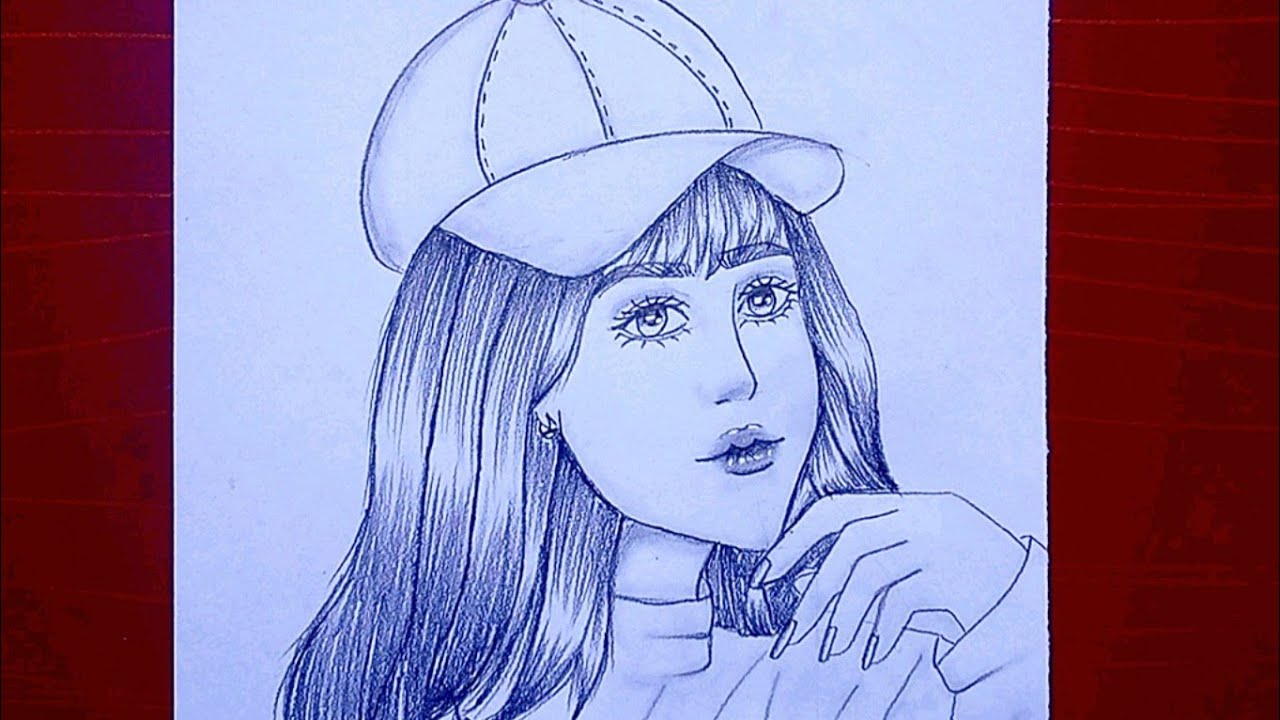 Easy Way To Draw A Girl For Beginners Pencil Sketch Youtube