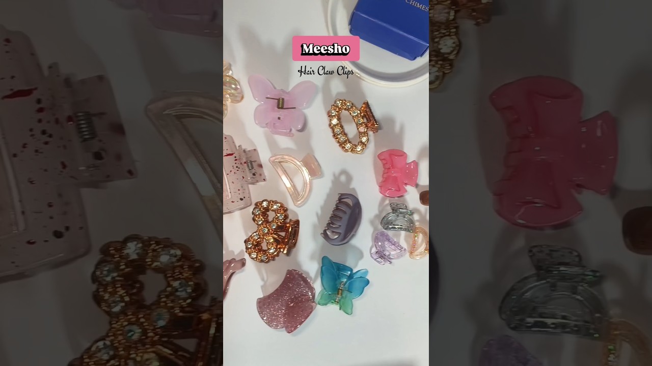 Hair Claw Clips from Meesho 💕😭These Hair Clips are really so cute🫶🏻 ...