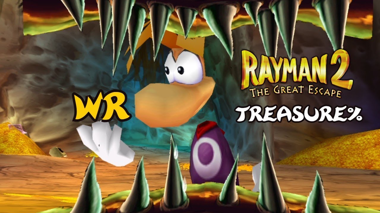 [WR] Rayman 2: The Great Escape (PC) Treasure% Speedrun in 15:01 - YouTube