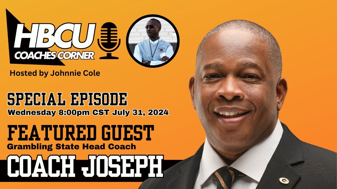 HBCU Coaches Corner: LIVE Interview with First-Year Grambling State ...