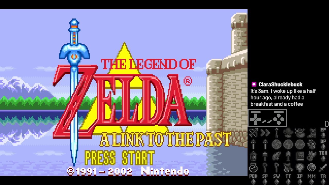 Twitch Stream - Zelda ALttP Randomiser (GBA Version) - YouTube