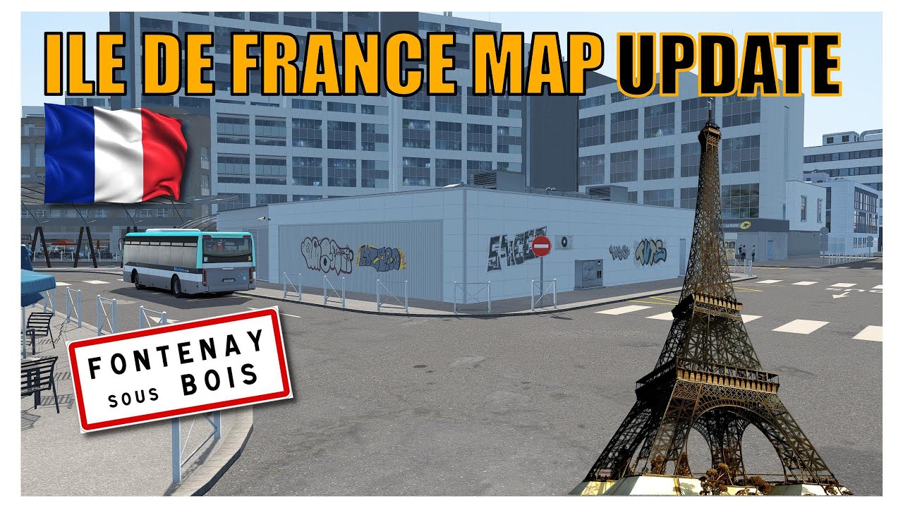 [ ETS 2 1.50 ] 🔹1:1 MAP ILE DE FRANCE | UPDATE🔹 - YouTube