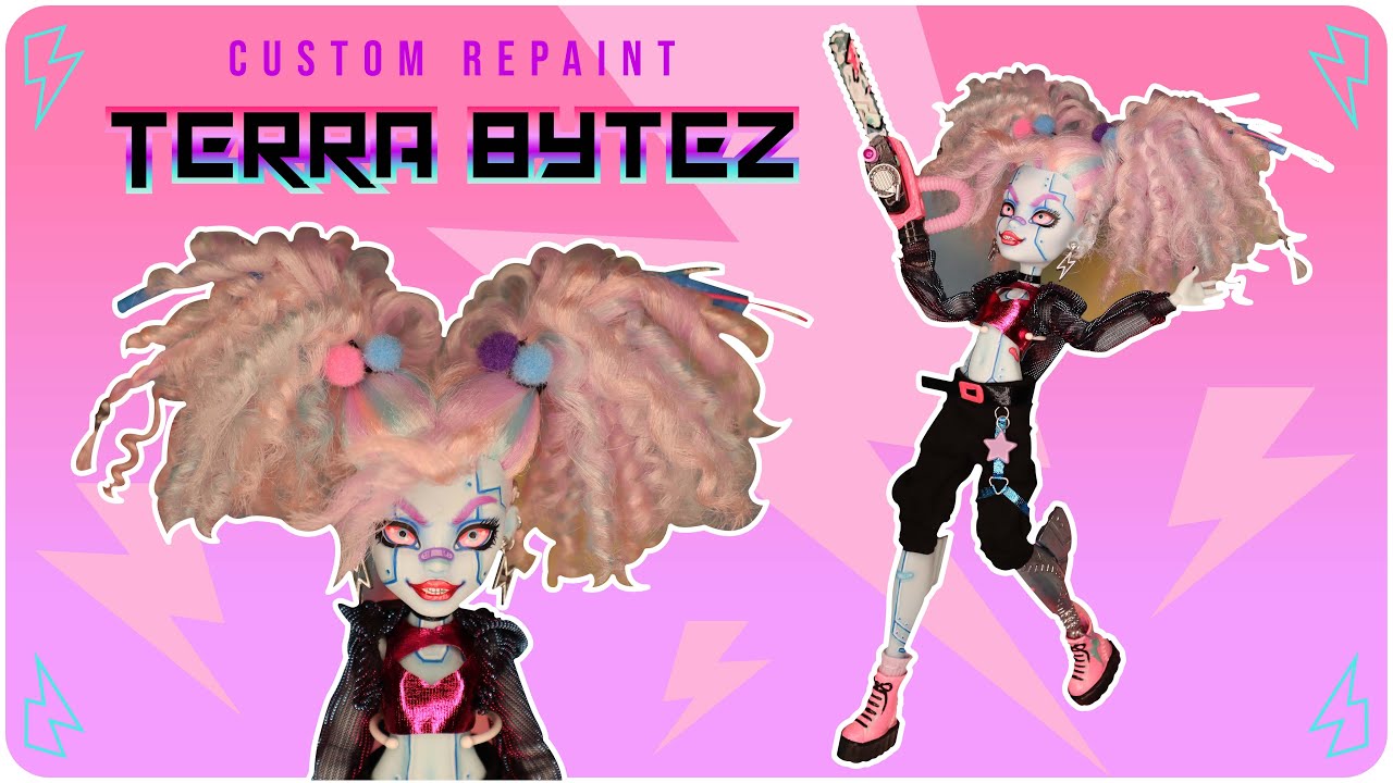Custom Repaint! Terra Bytez the Cyborg | The Future Collab 2023 - YouTube