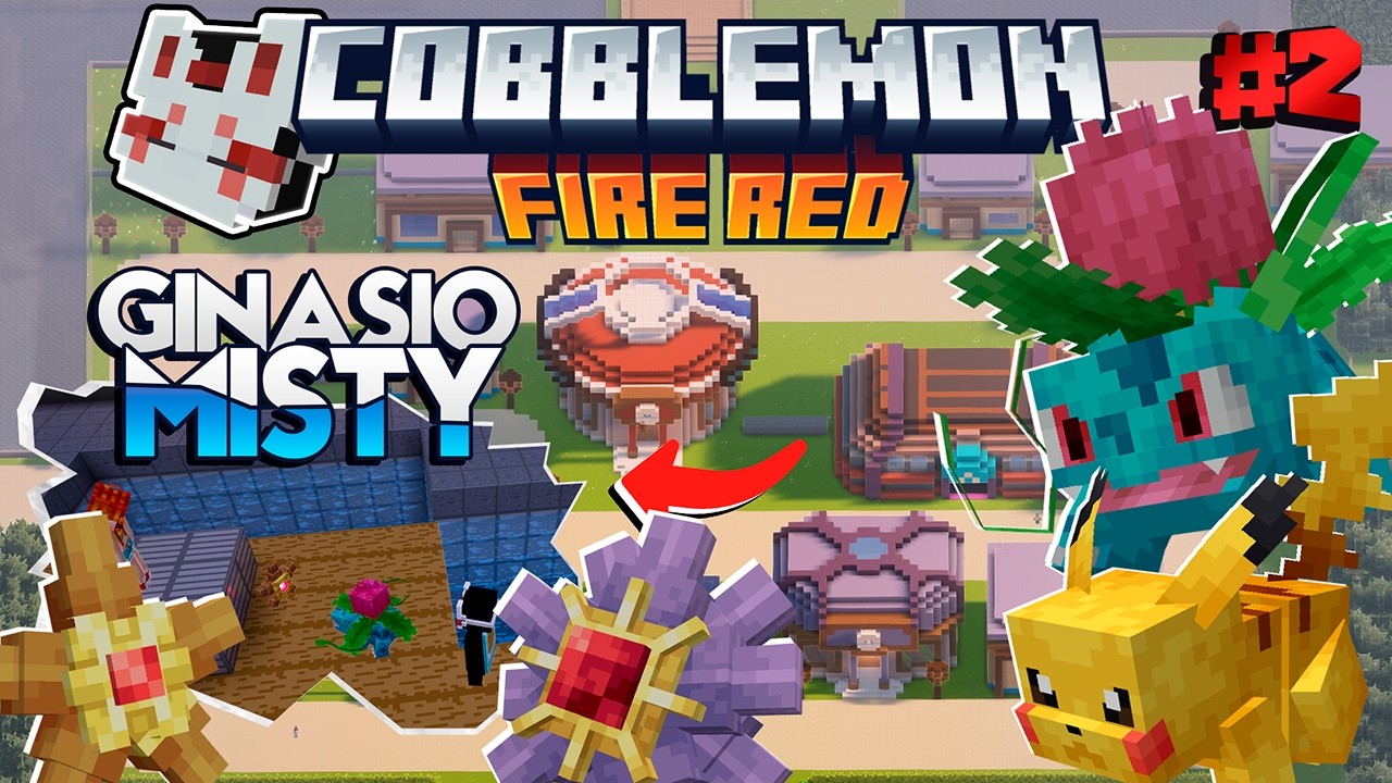 Rumo a Cerulean! Vamos enfrentar a Misty💧 - COBBLEMON FIRE RED #2 - YouTube
