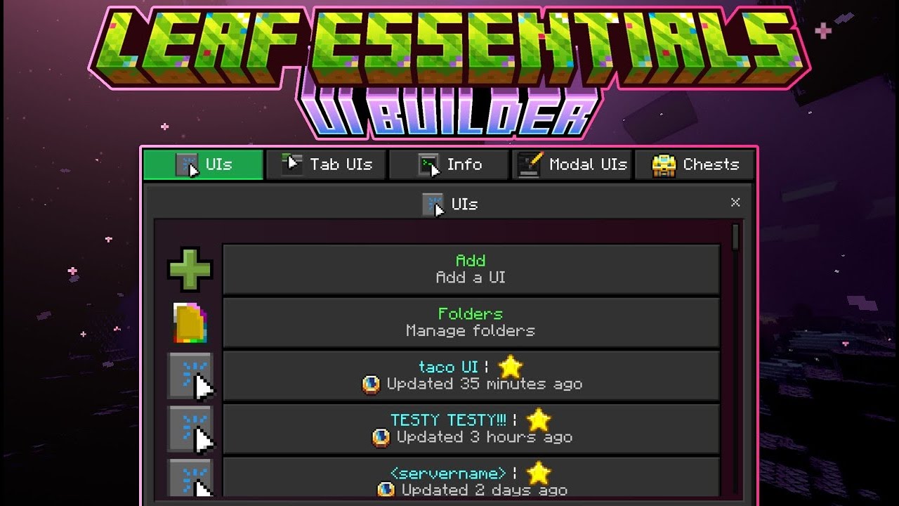 Leaf Essentials GUI Builder - Full Tutorial (Updated 2025) - YouTube