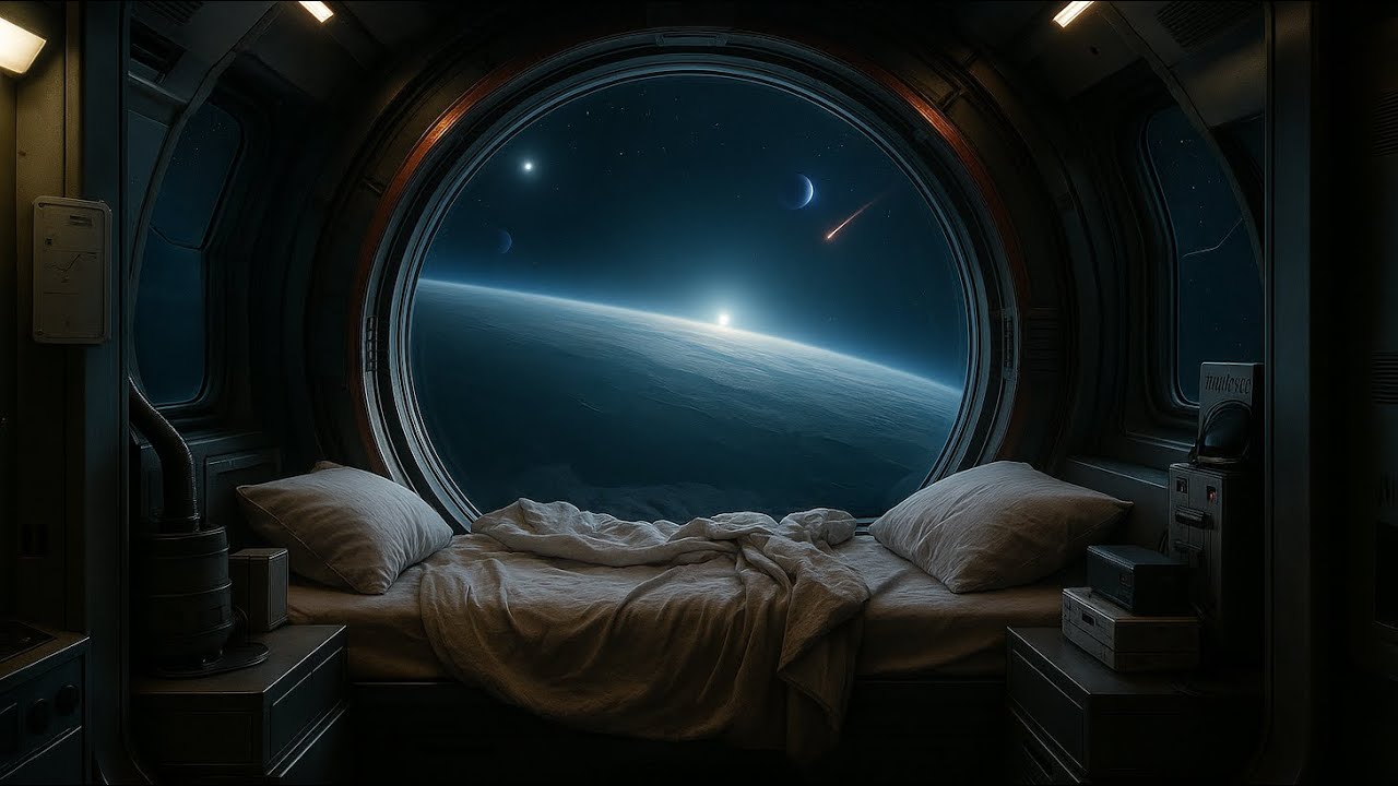 Spaceship Cabin Ambience for Sleep, Study & Focus | 10 Hour Cinematic Sci-Fi Loop - YouTube