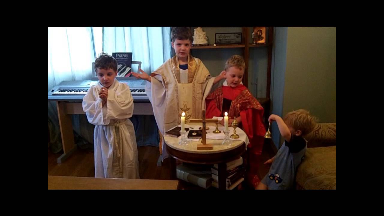 Boys play "Mass" - YouTube