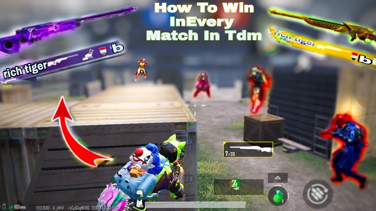 Best Tdm Tips And Tricks To Become Pro In Pubg Mobile | How To Win In ...