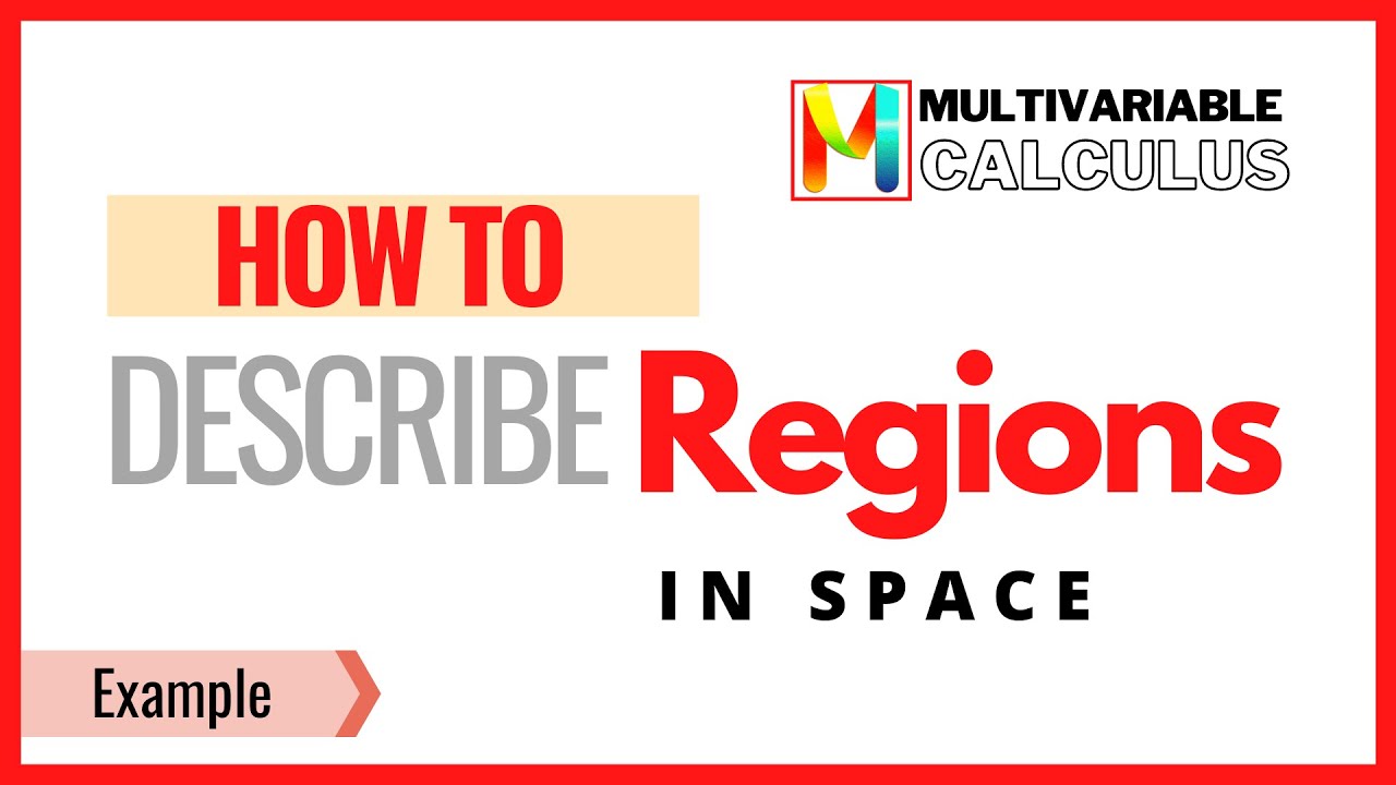 How to describe regions in space? - YouTube