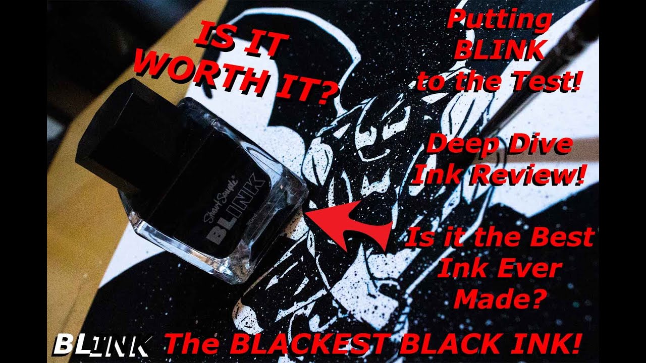 BLINK The BLACKEST BLACK INK Review! - YouTube