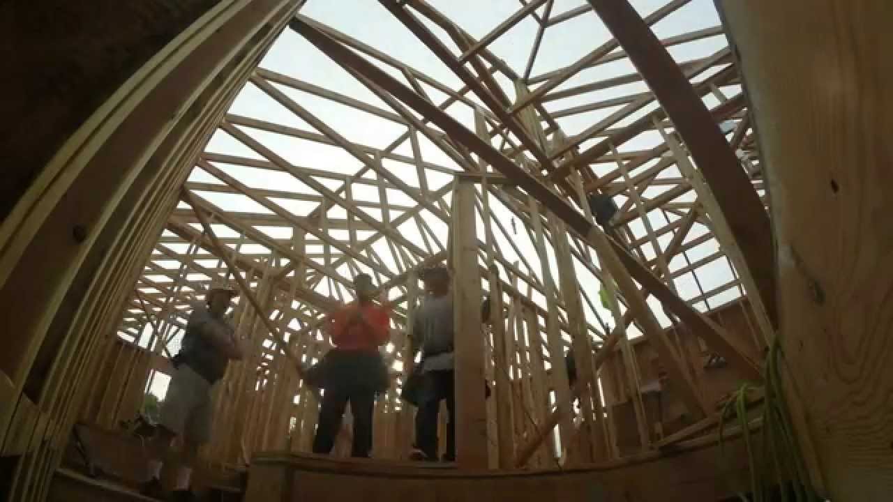 Time lapse, building a house 2 - YouTube