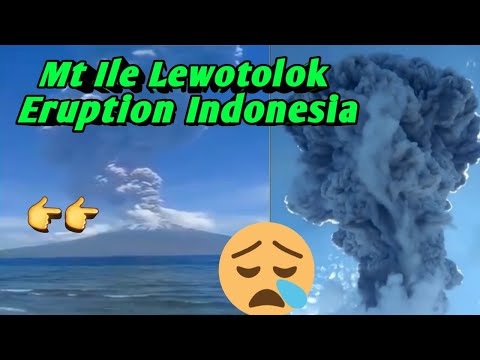 Mt Ile Lewotolok Eruption 2020