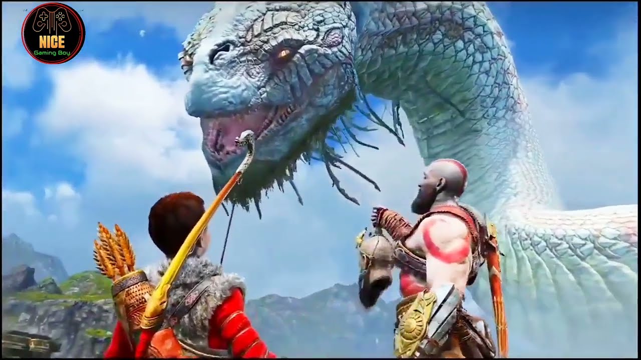God Of War World Serpent Giant Snakes Talk kratos and atreus are PS5 4K ...