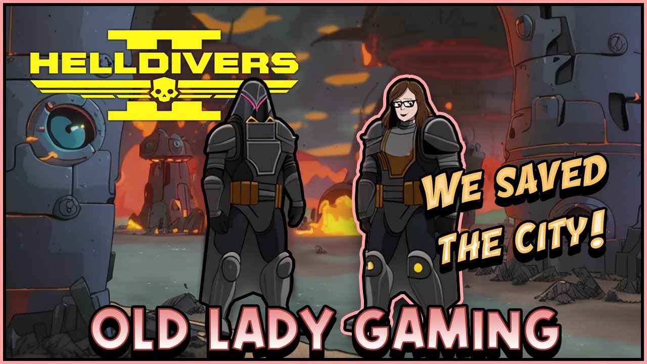Old Lady Plays Helldivers 2 - We Did It Patrick - YouTube
