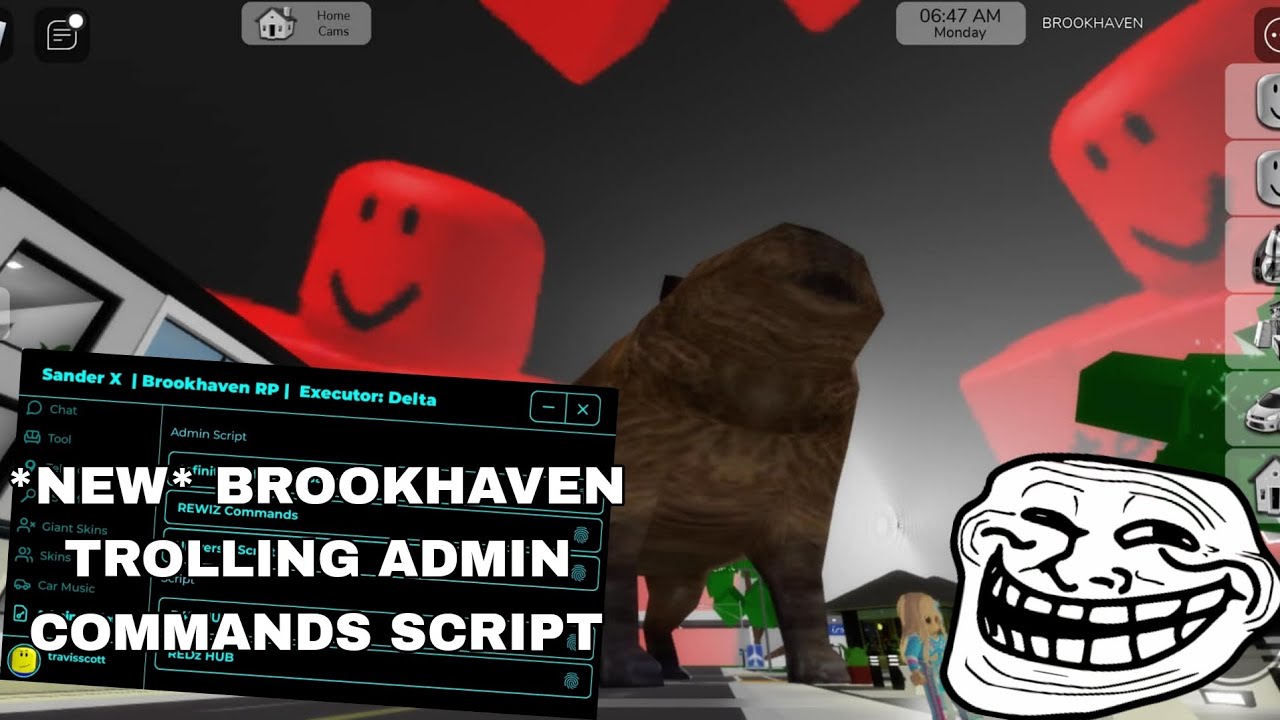 *NEW* Brookhaven Trolling Admin Cmnds Script Hack | Cool Kid Fluxus ...