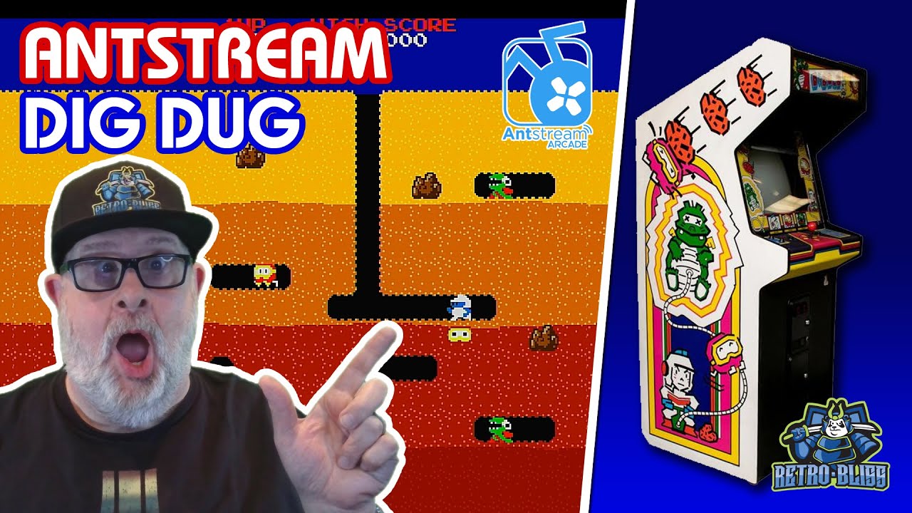 Dig Dug: Classic Gameplay Action! Retro Bliss Live on Antstream! - YouTube