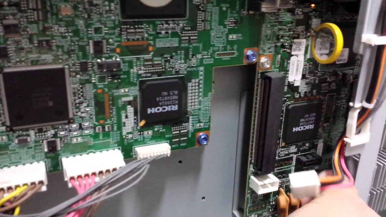 Ricoh Aficio MP7001 - YouTube