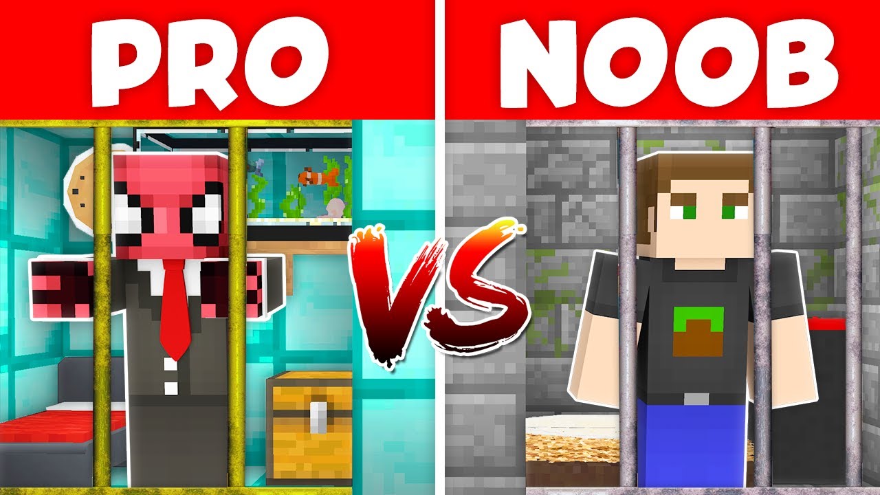 Minecraft NOOB vs PRO: PRISON CHALLENGE - YouTube