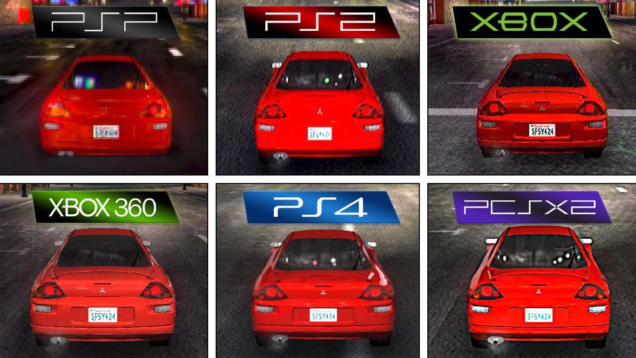 Midnight Club 3 Dub Edition (2005) PSP vs PS2 vs XBOX vs XBOX 360 vs ...