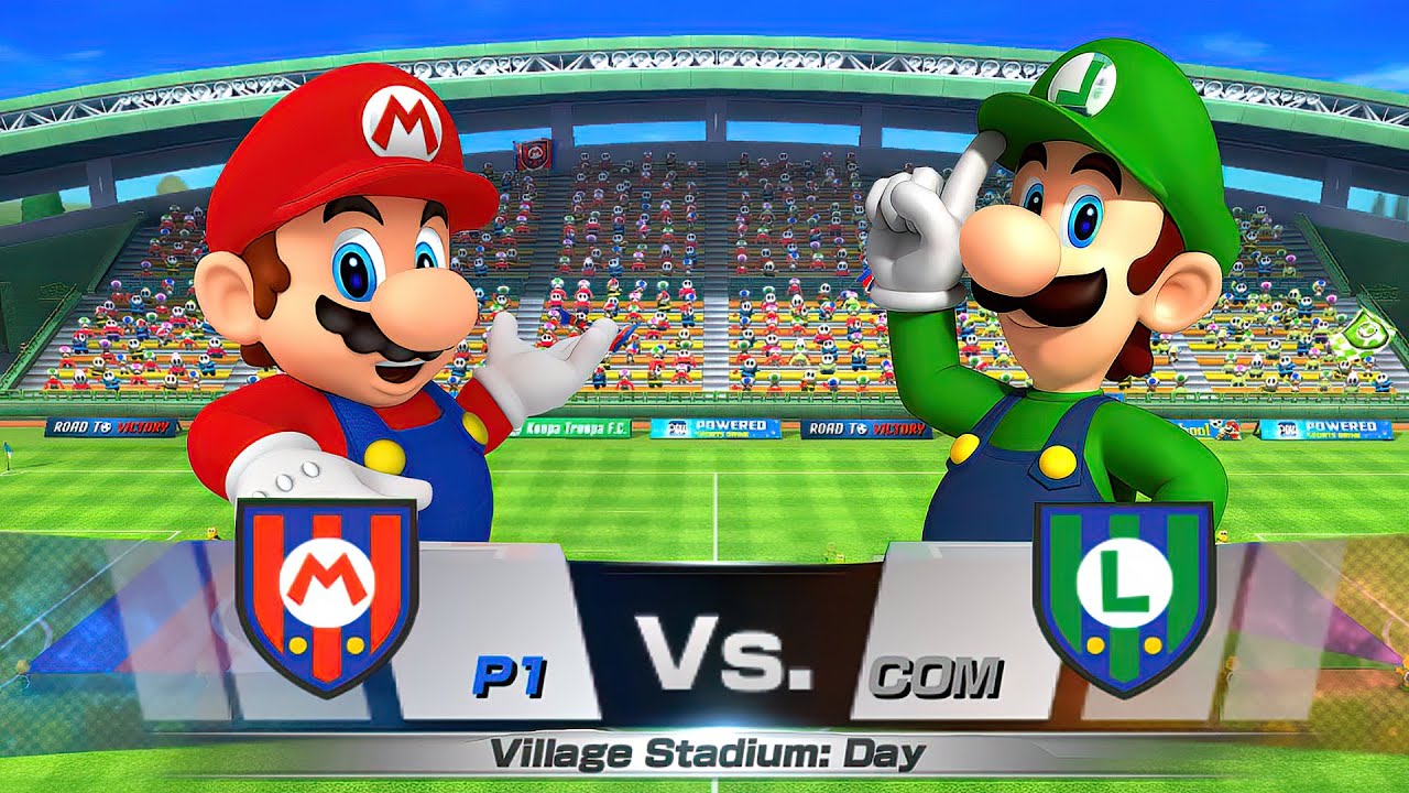 Epic Battle: Team Mario Vs Team Luigi in Mario Sports Superstars ...