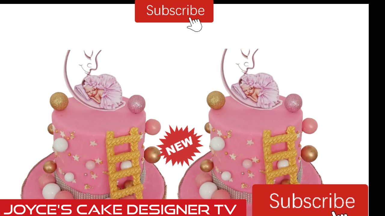 Watch How I Decorate This Beautiful birthday Cake@Joyce's Cake Designer ...