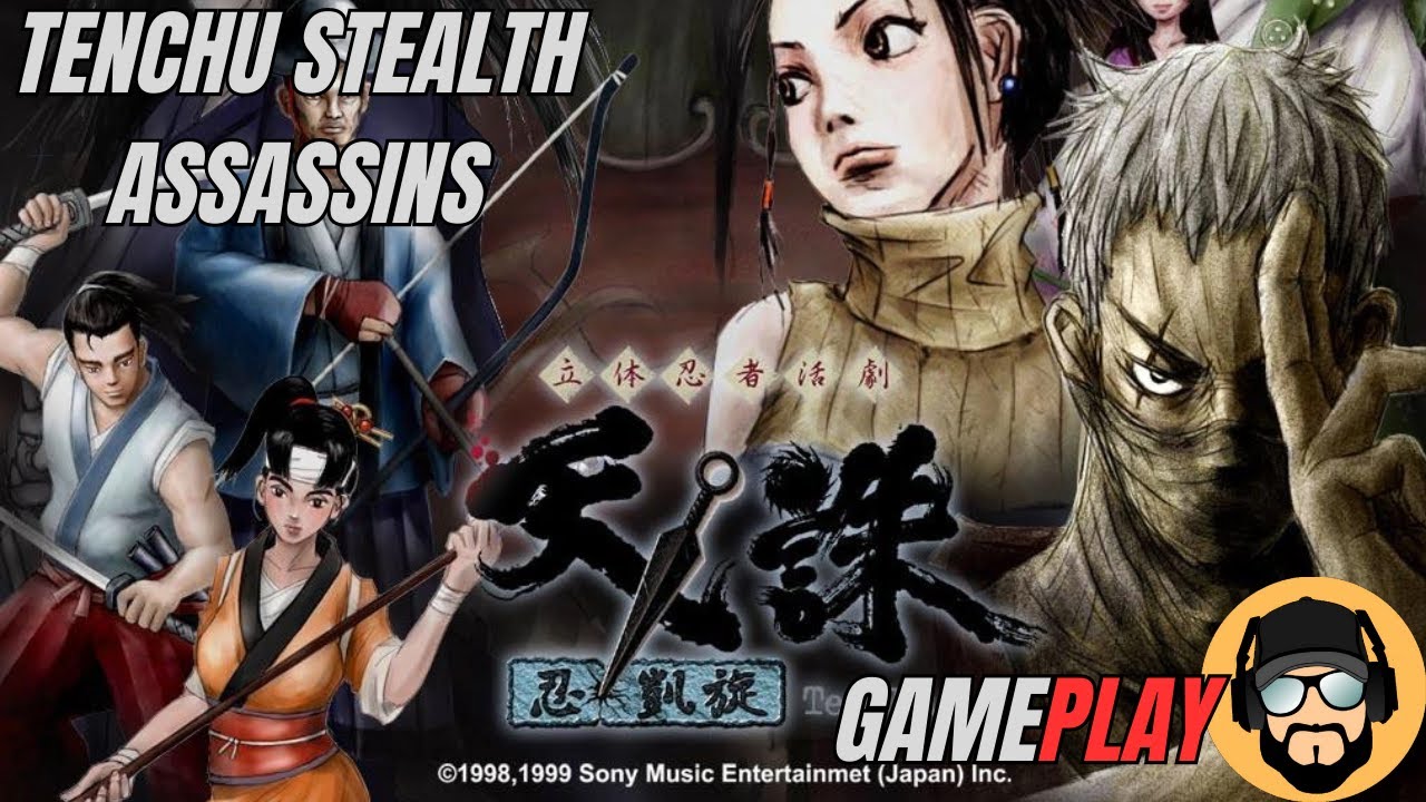 TENCHU stealth assassins-PS1 BAE PAPO e GAMEPLAY - YouTube