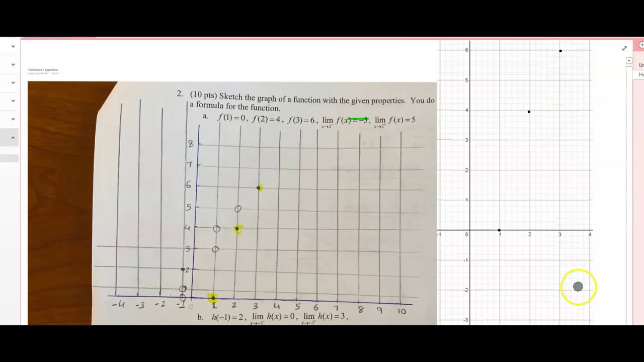 Math 210 graph with given properties - YouTube