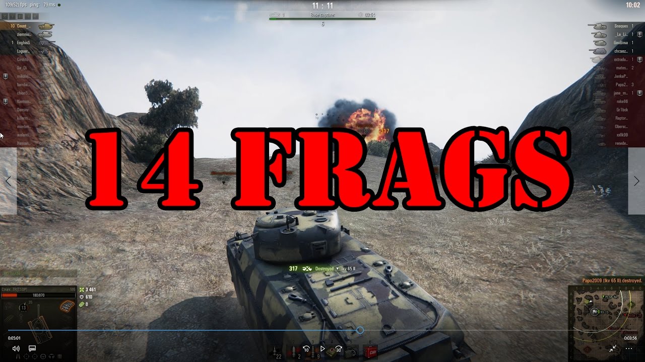 M6 WoT ( 14 FRAGS ) VOL.230 - YouTube