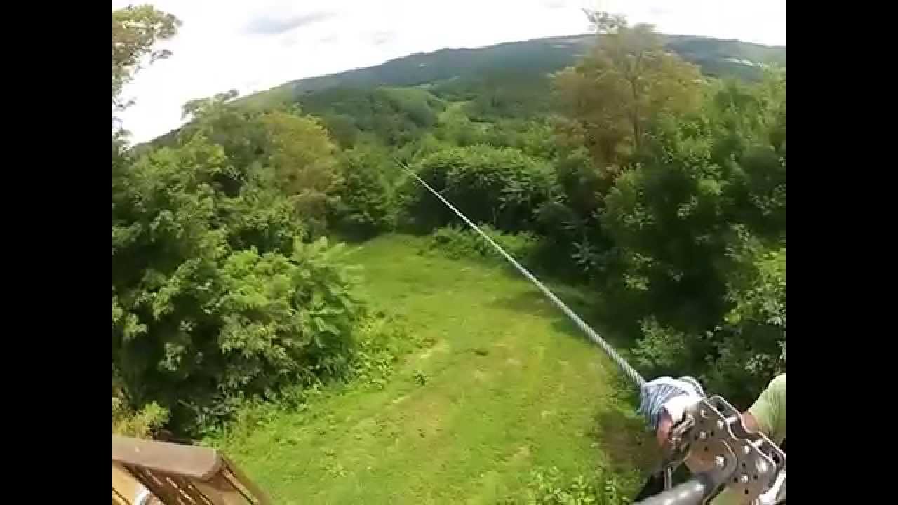 Gravity Zip Line Station 3 - YouTube