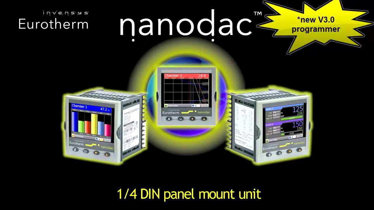 Paperless recorder and PID controller - nanodac (TM) - YouTube